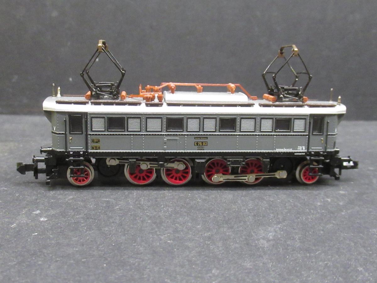 Minitrix 12973 (2973) Stangen E-Lok BR 75 02 DRG graue Lackierung Spur ...