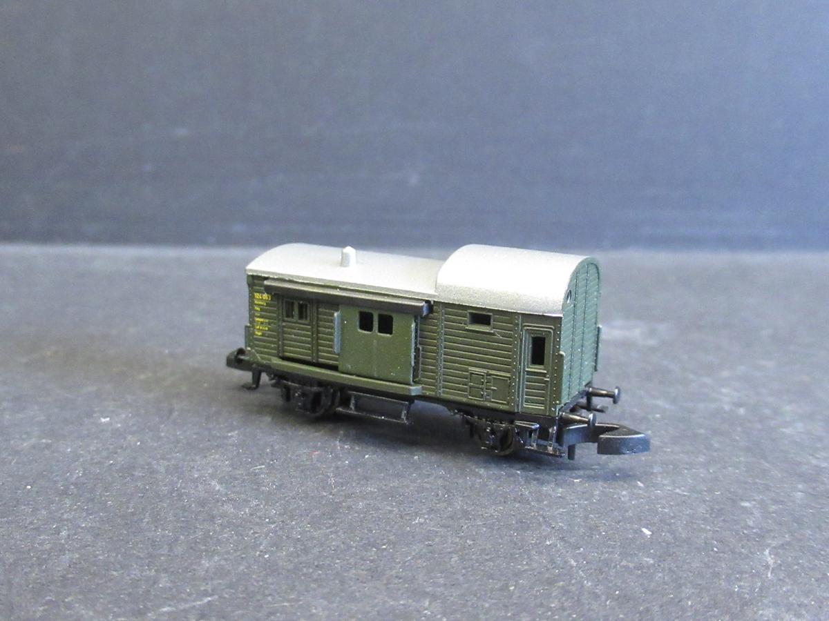 Märklin 81864 301 Güterzug Begleitwagen der DB in grün Spur Z ...