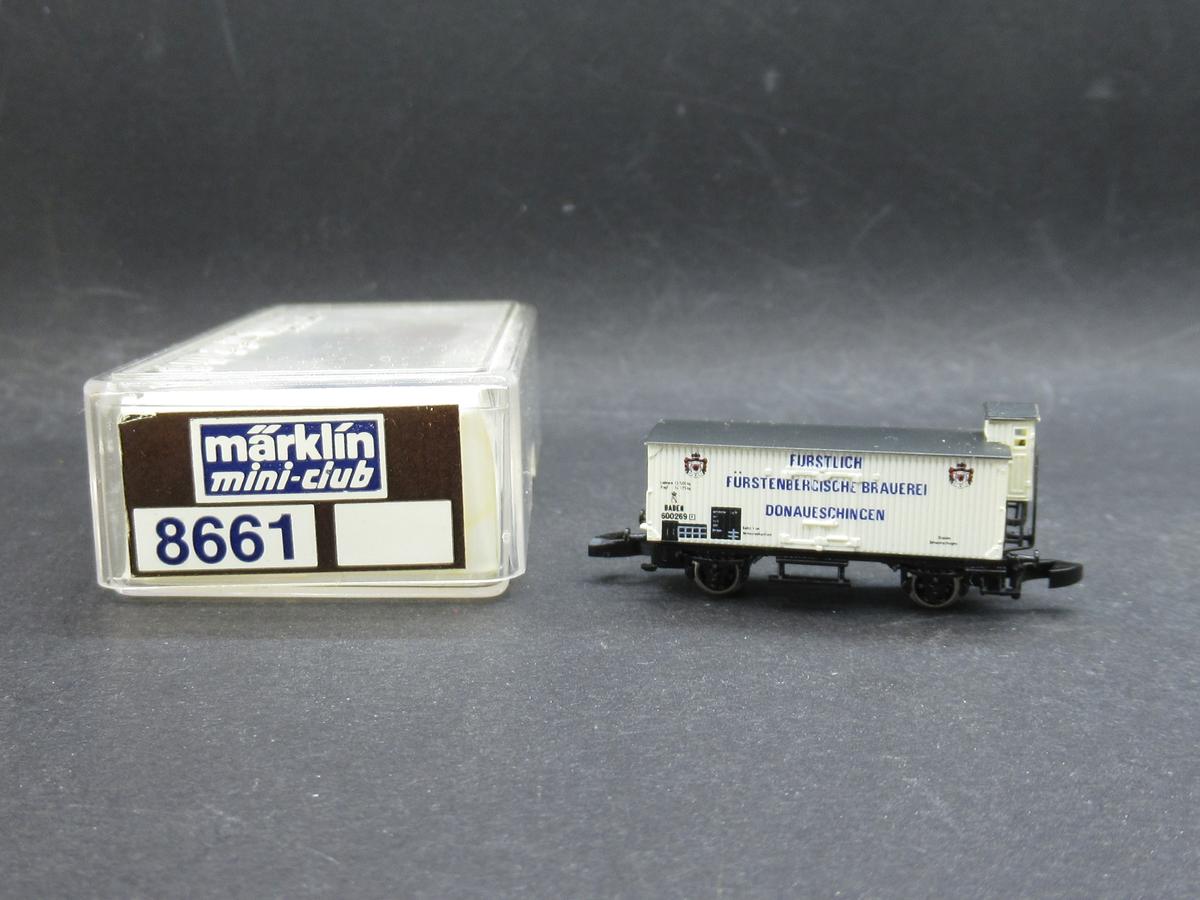 Märklin 8661 gedeckter Güterwagen Bierwagen Fürstenbergische Brauerei ...