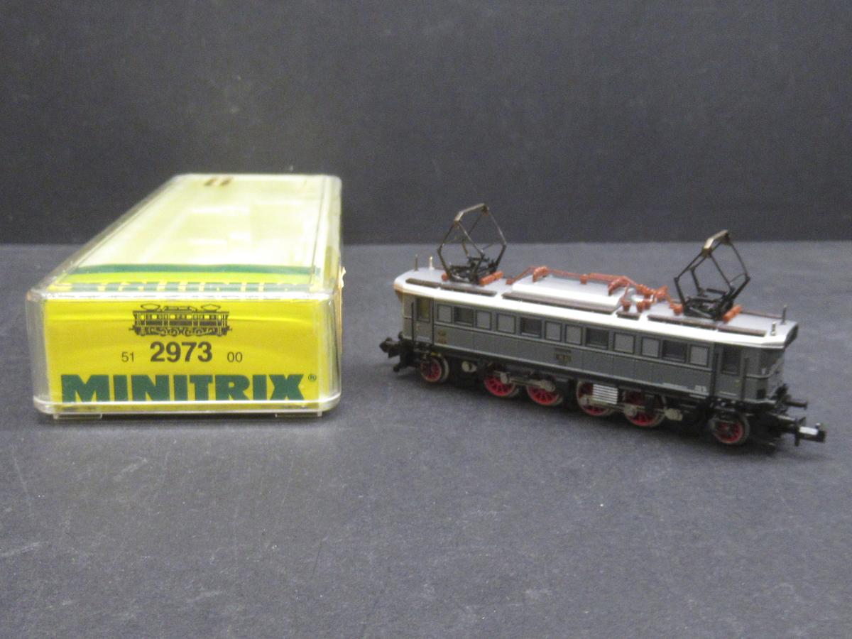 Minitrix 12973 (2973) Stangen E-Lok BR 75 02 DRG graue Lackierung Spur ...
