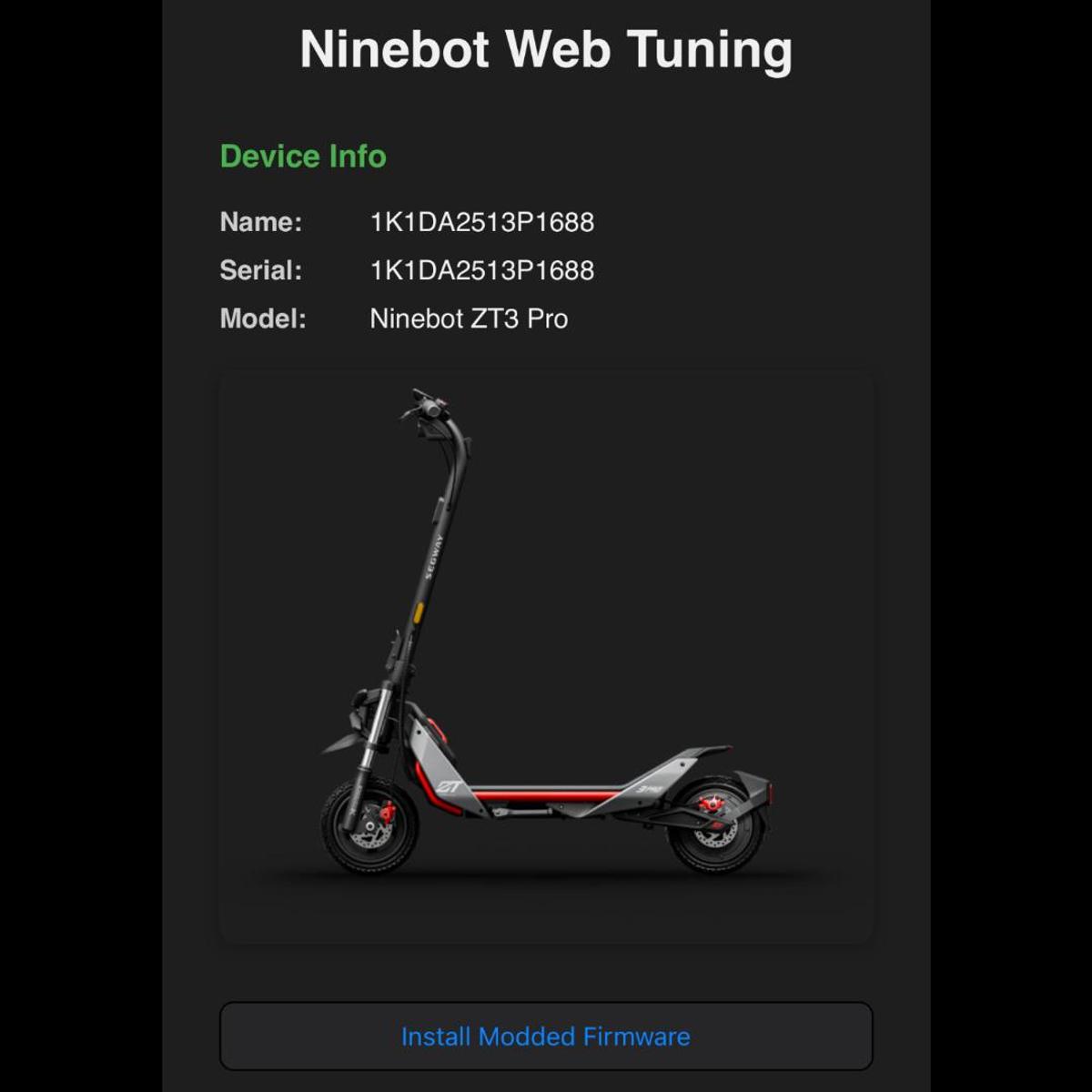 1x NBT Unlock Key – Browserbasiertes Tuning für Ninebot G3, G30, F3 ...